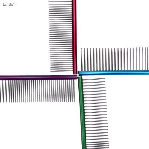 Portable Hair Brush Comb Pet Dog Cat Round handle anti-static row comb ...