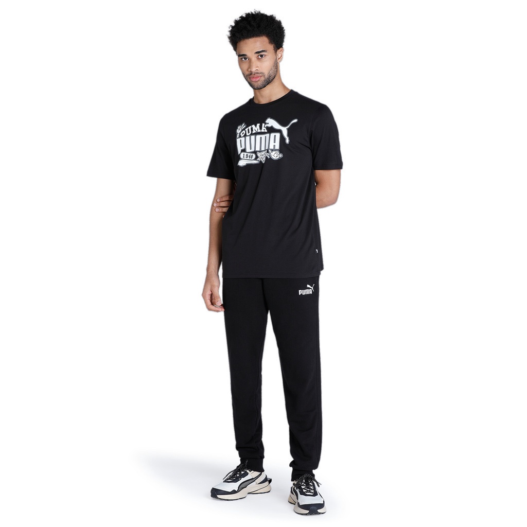 PUMA BASICS - เสื้อยืดผู้ชาย GRAPHICS Icon สีดำ - APP - 67447601 ...
