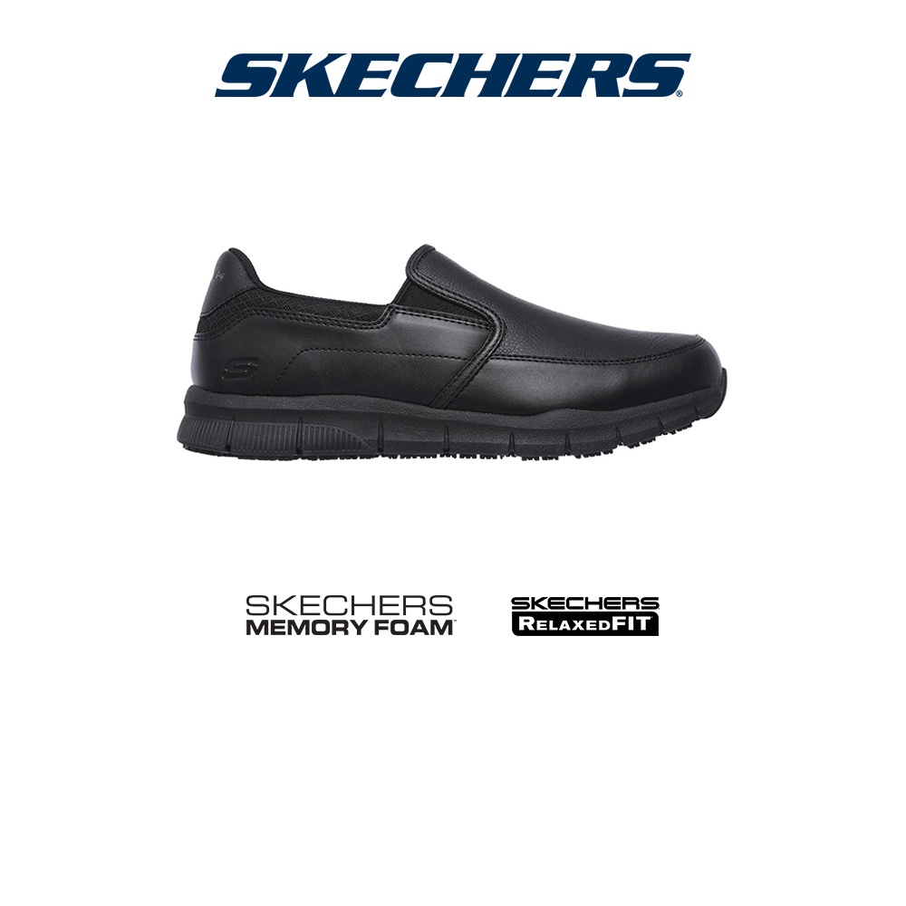 Skechers สเก็ตเชอร์ส รองเท้าผู้ชาย Men Work Nampa Slip Resistant Work ...