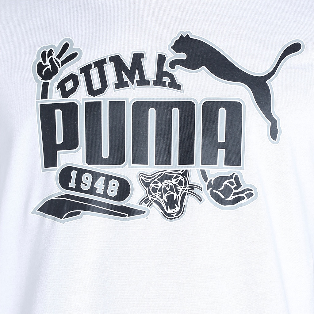 PUMA BASICS - เสื้อยืดผู้ชาย GRAPHICS Icon สีขาว - APP - 67447602 ...