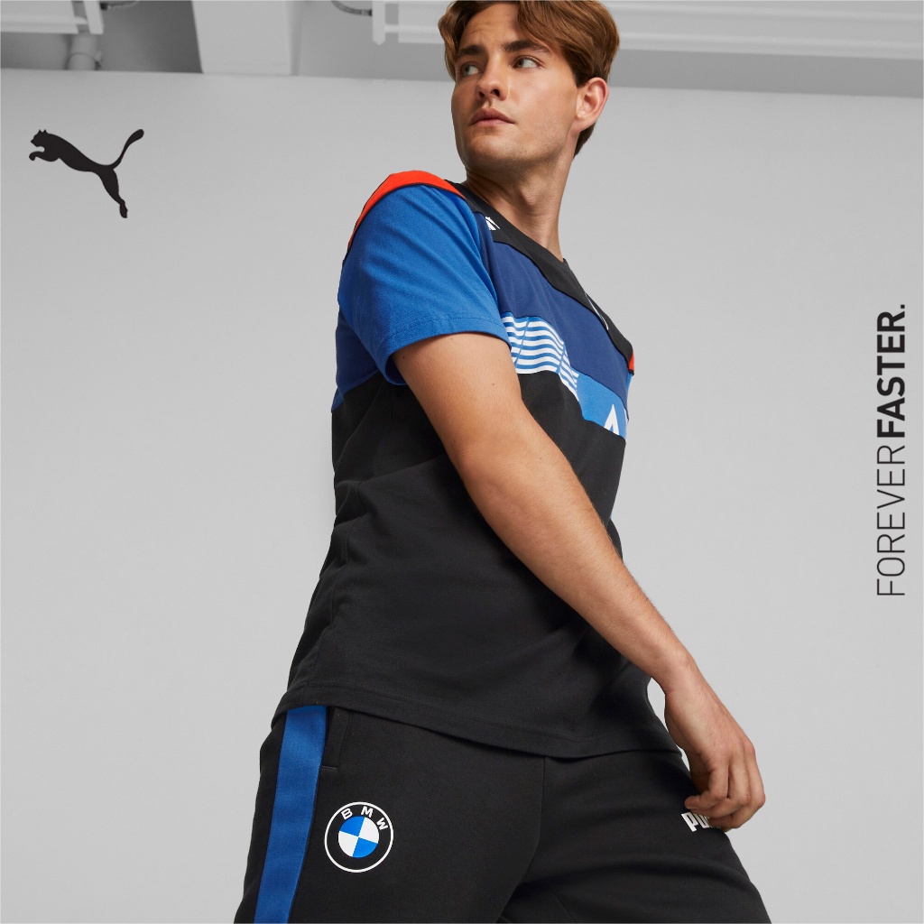 PUMA AUTO - เสื้อยืดผู้ชายมอเตอร์สปอร์ต BMW M Motorsport SDS สีดำ - APP ...