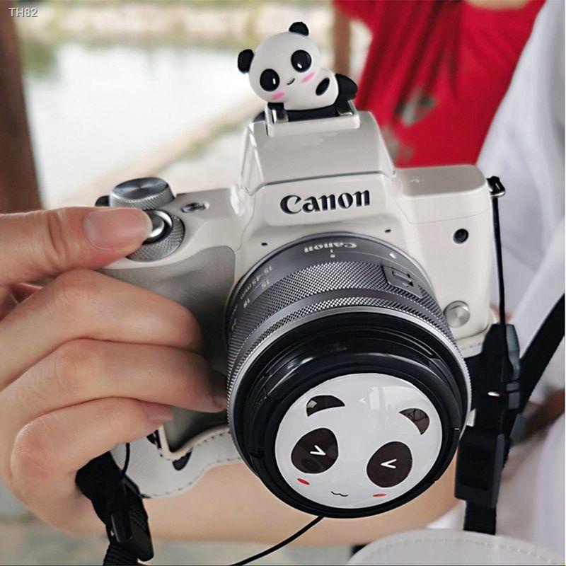 Panda Hot Shoe Cover Lens Cover Cartoon Creative Cute Canon Nikon Sony Fuji Leica SLR Mirrorless ...