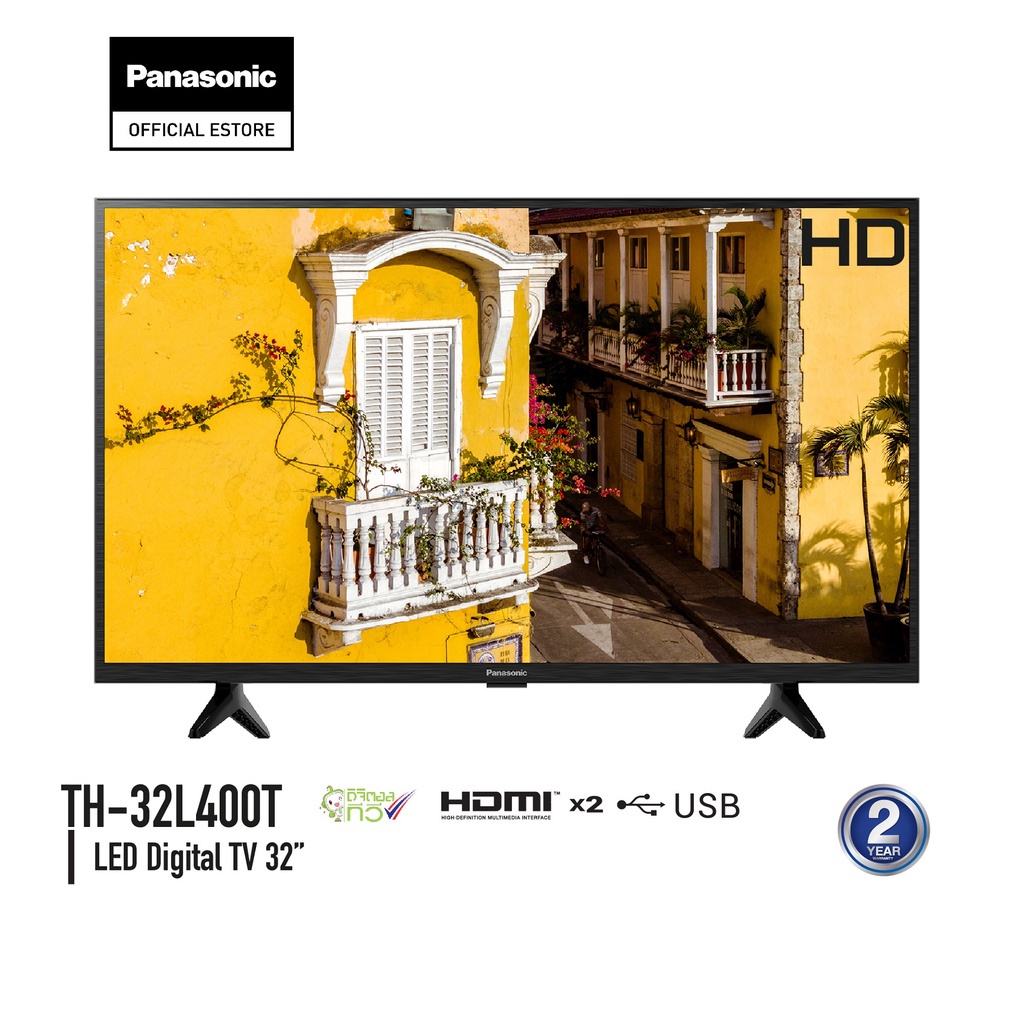 Panasonic LED TV TH-32L400T HD TV ทีวี 32 นิ้ว Digital TV ดิจิตอลทีวี ...