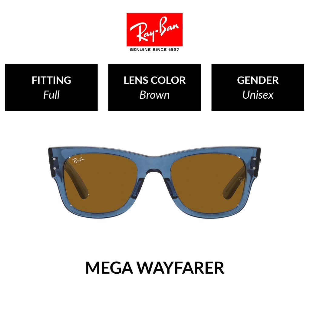RAY-BAN MEGA WAYFARER - RB0840SF 668073 - Sunglasses - rayban.th - ThaiPick