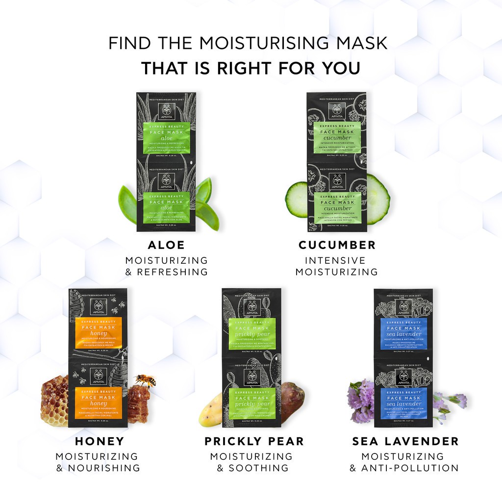 EXP 092023 APIVITA มาสก์พริคลี่แพร์ เติมความชุ่มชื้นสำหรับผิวแห้งมาก ...