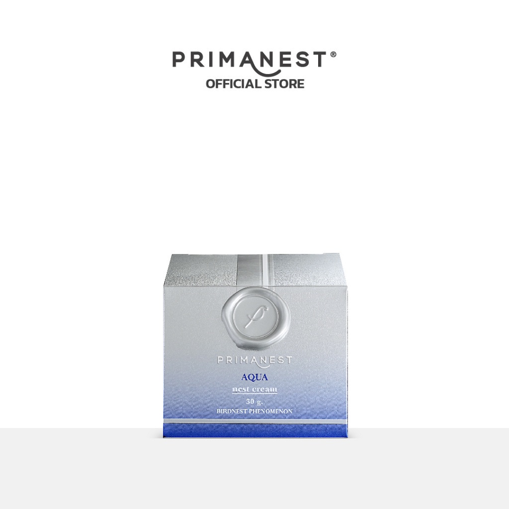 PrimaNest Aqua Nest Cream 30 g พรีมาเนสท์ ครีมบำรุงผิวหน้า เพื่อผิวเนียน ลดเลือนริ้วรอยแห่งวัย ...