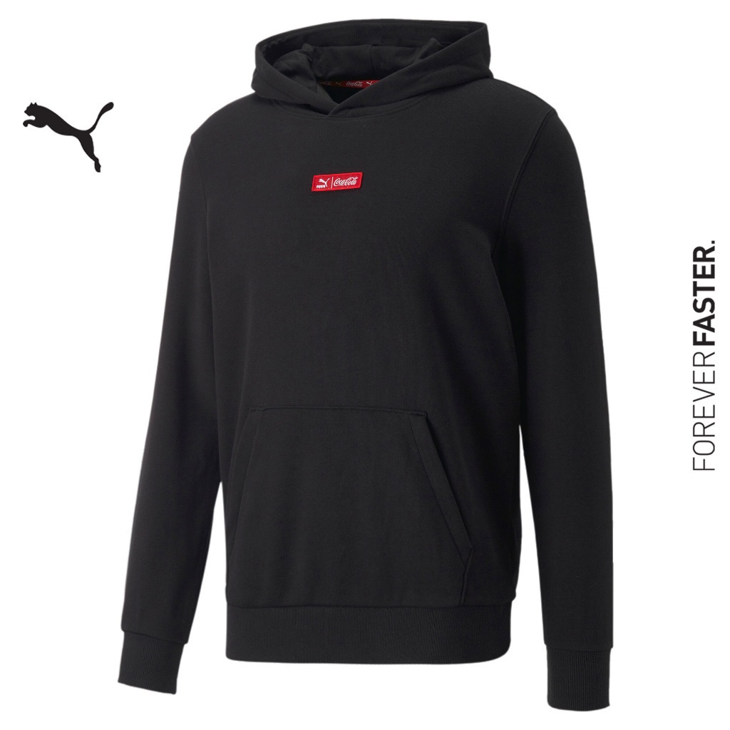 PUMA PRIMESELECT - เสื้อฮู้ดผู้ชาย PUMA x COCA-COLA Hoodie สีดำ - APP ...