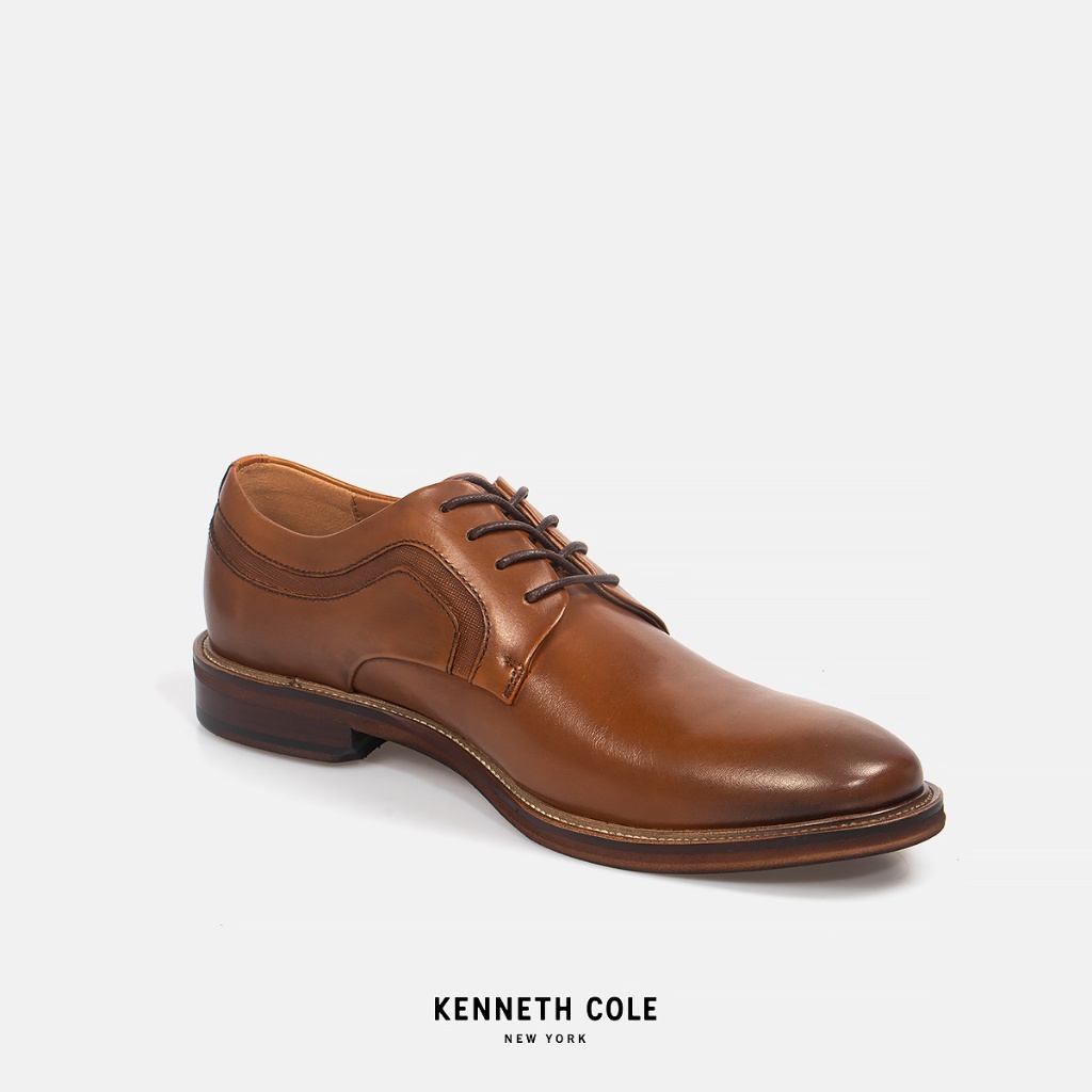 KENNETH COLE รองเท้าทางการผู้ชาย รุ่น PREWITT LACE UP PT สีน้ำตาล ( DRS ...