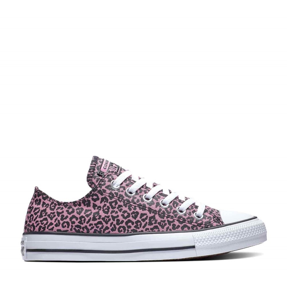 Converse รองเท้าผ้าใบ รุ่น Ctas Mini Leopard Print Ox PinkBlack ...