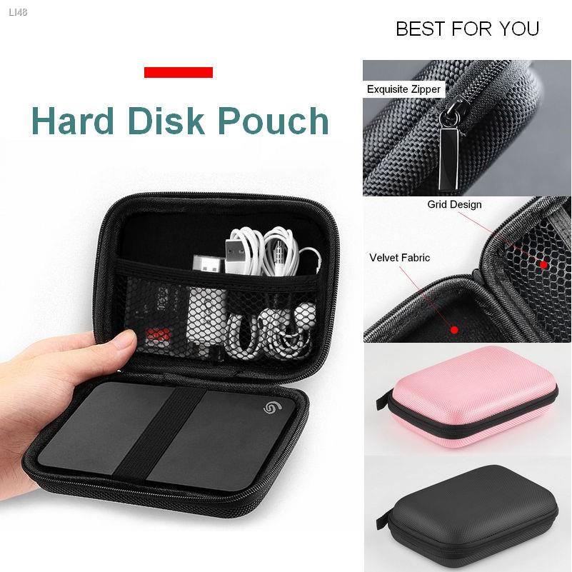 2.5 External Hard Disk Pouch Hard Case Bag Anti-fall HDD Cover ...