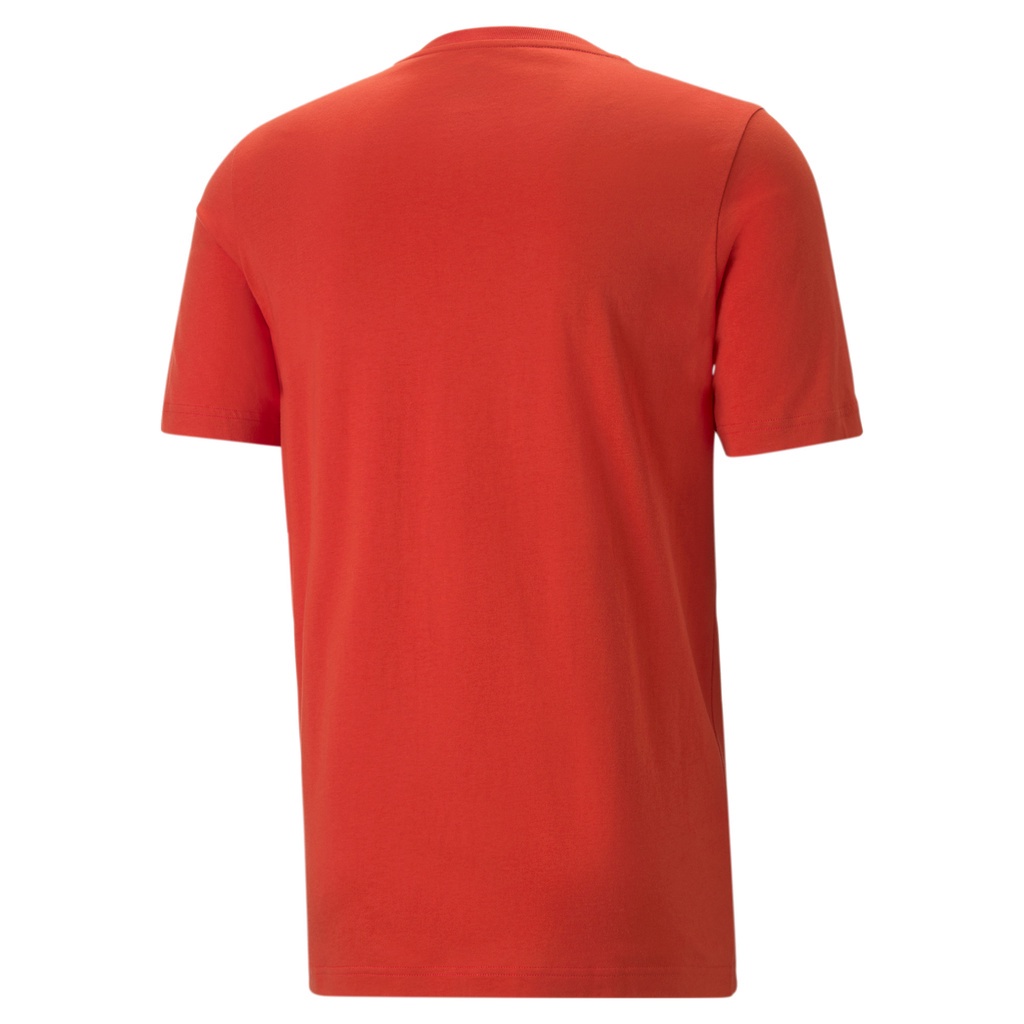 PUMA BASICS - เสื้อยืดผู้ชายลายกราฟิก Cat สีแดง - APP - 67174233 ...