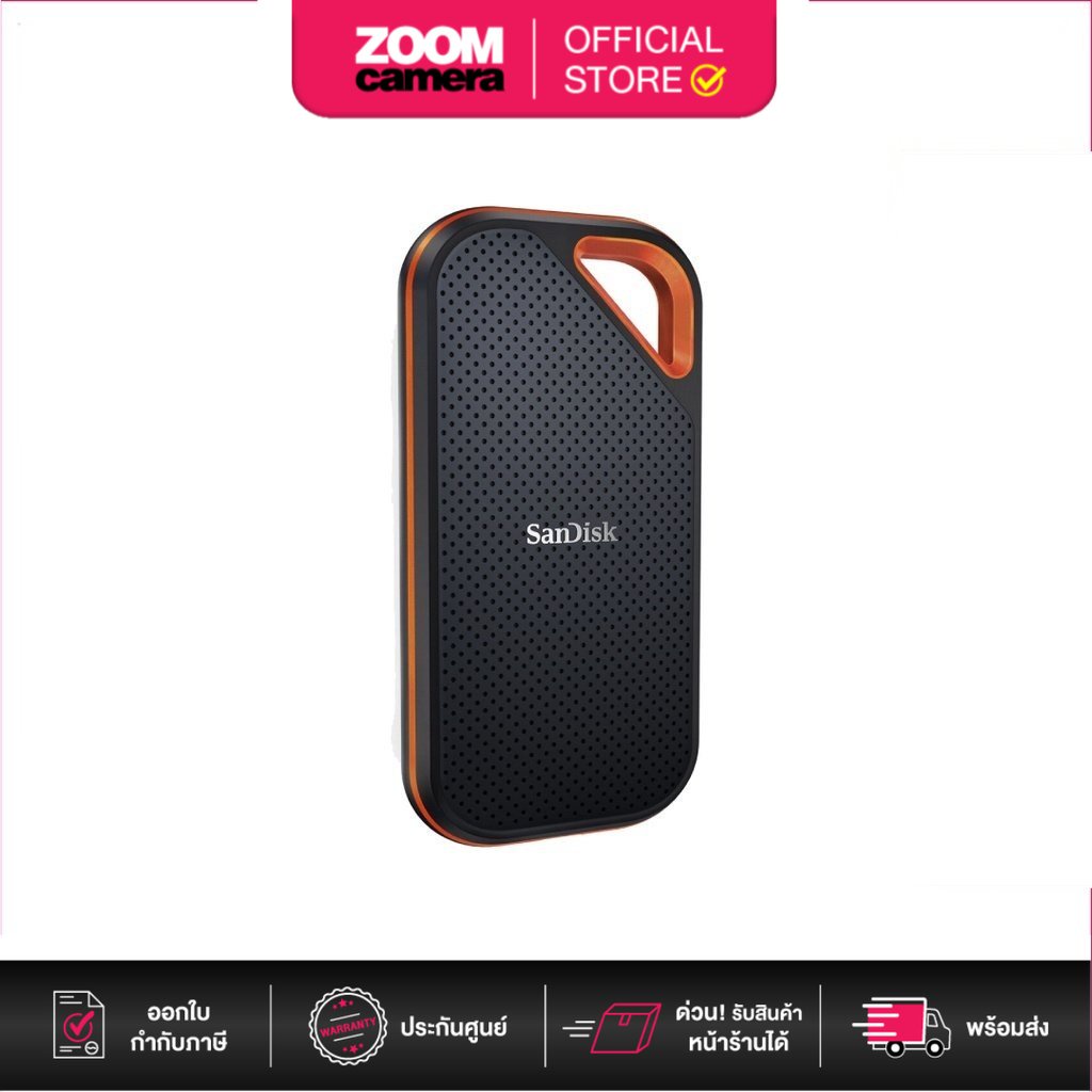 Sandisk Extreme Pro Ver.2 Portable SSD USB 3.2 Type-CA IP55 R2000W1900 SDSSDE81-XXX-G25 (รับ ...