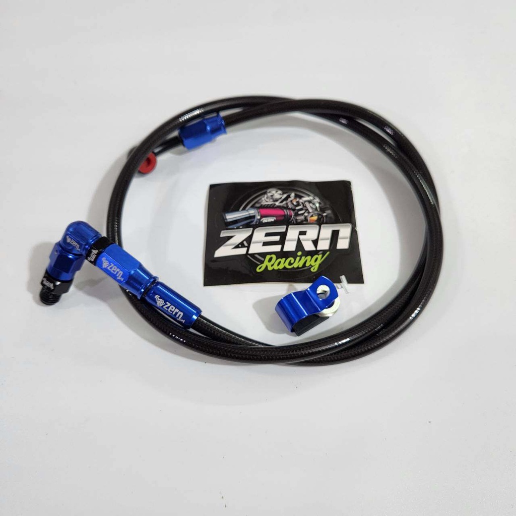 ZERN สายเบรค หัว90 ยาว 36 นิ้ว ตัวถูก สีน้ำเงินตัดดำ เวฟ110i เวฟ125 ...
