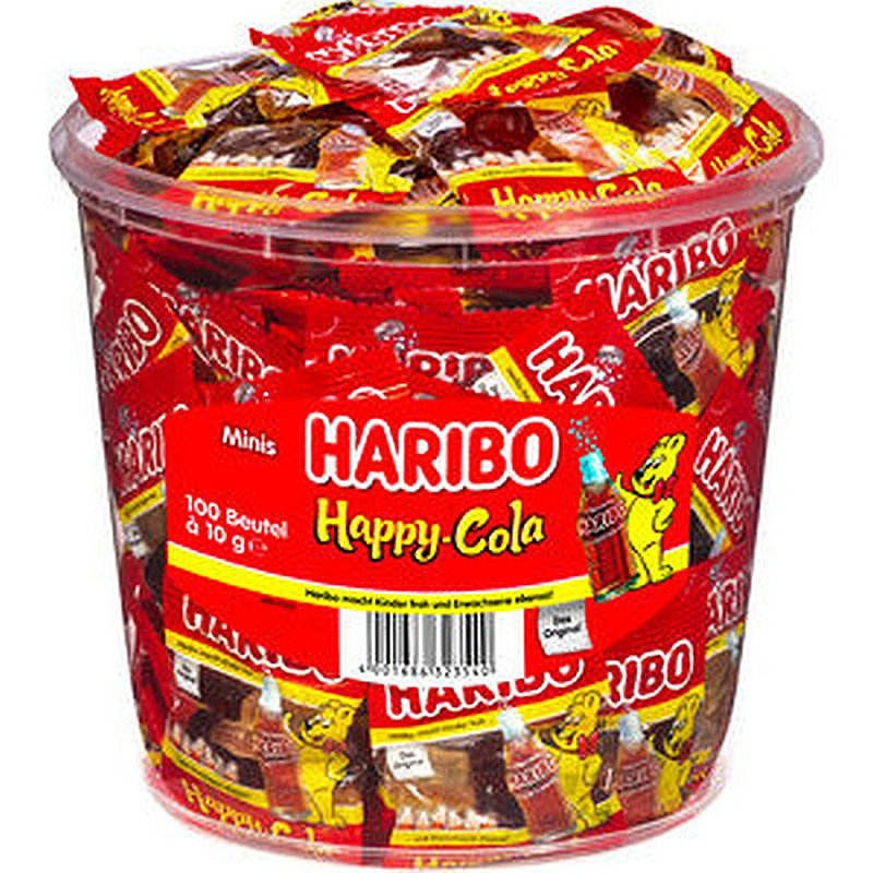เยอรมนีนำเข้า HARIBO Haribo Golden Bear Gummy Bear รส 1KG Cola Candy ...