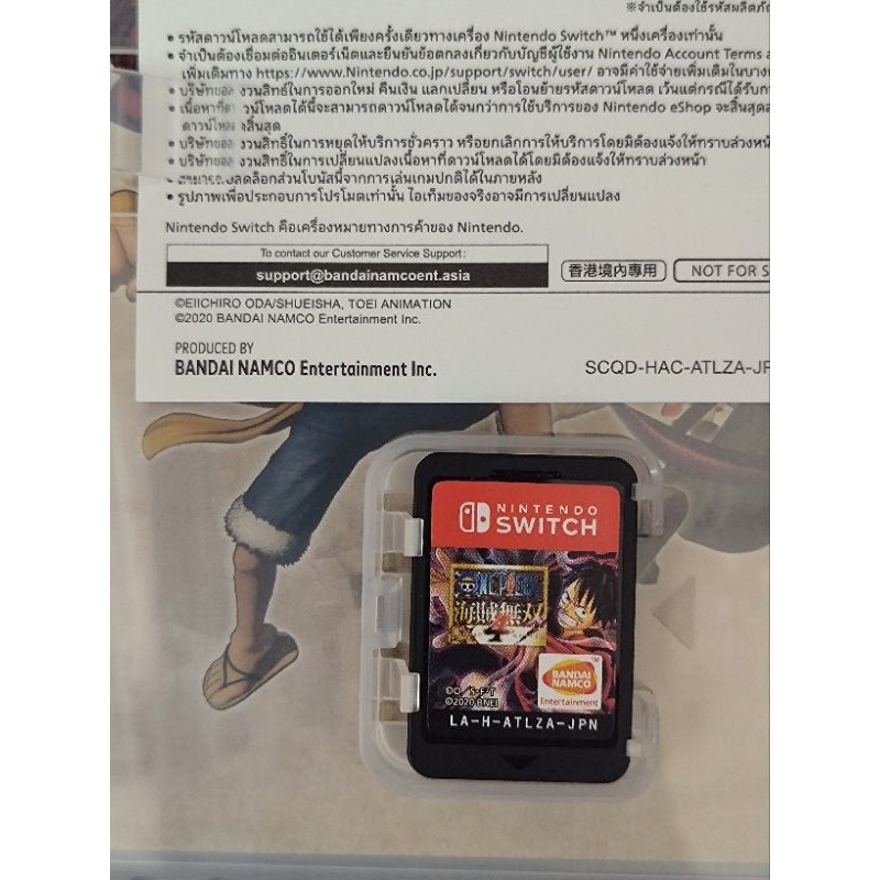 แผ่นเกม NINTENDO SWITCH (มือ2) : ONE PIECE PIRATE WARRIORS 4 *รองรับภาษาไทย/ซับไทย (ONEPIECE ...