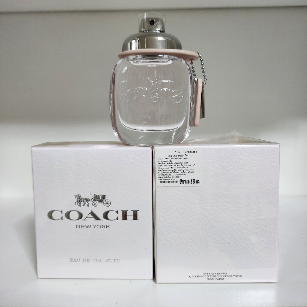 น้ำหอมแท้ Coach New York Coach The New Fragrance EDT 30ml กล่องซีลป้ายไทย แกะซีลถ่ายรูป ...