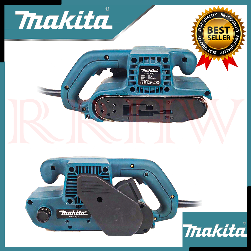 MAKITA เครื่องขัดกระดาษทราย-สายพาน (รถถัง) 3นิ้ว เครื่องขัด รุ่น 9901 (งานเทียบ) การันตีสินค้า ...