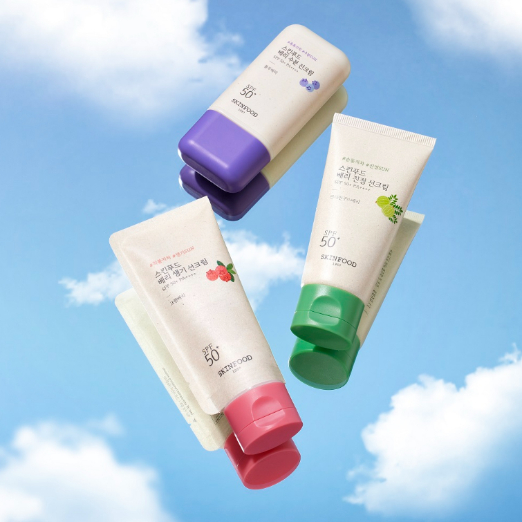 SKINFOOD Vegan Berry Soothing Sunscreen 50ml SPF 50 PAPhysical ...