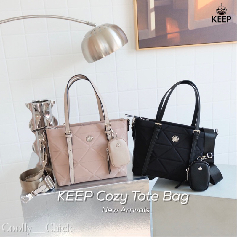 กระเป๋าถือ KEEP BAG รุ่น Cozy Tote bagของแท้พร้อมส่ง - coolly__chick - ThaiPick