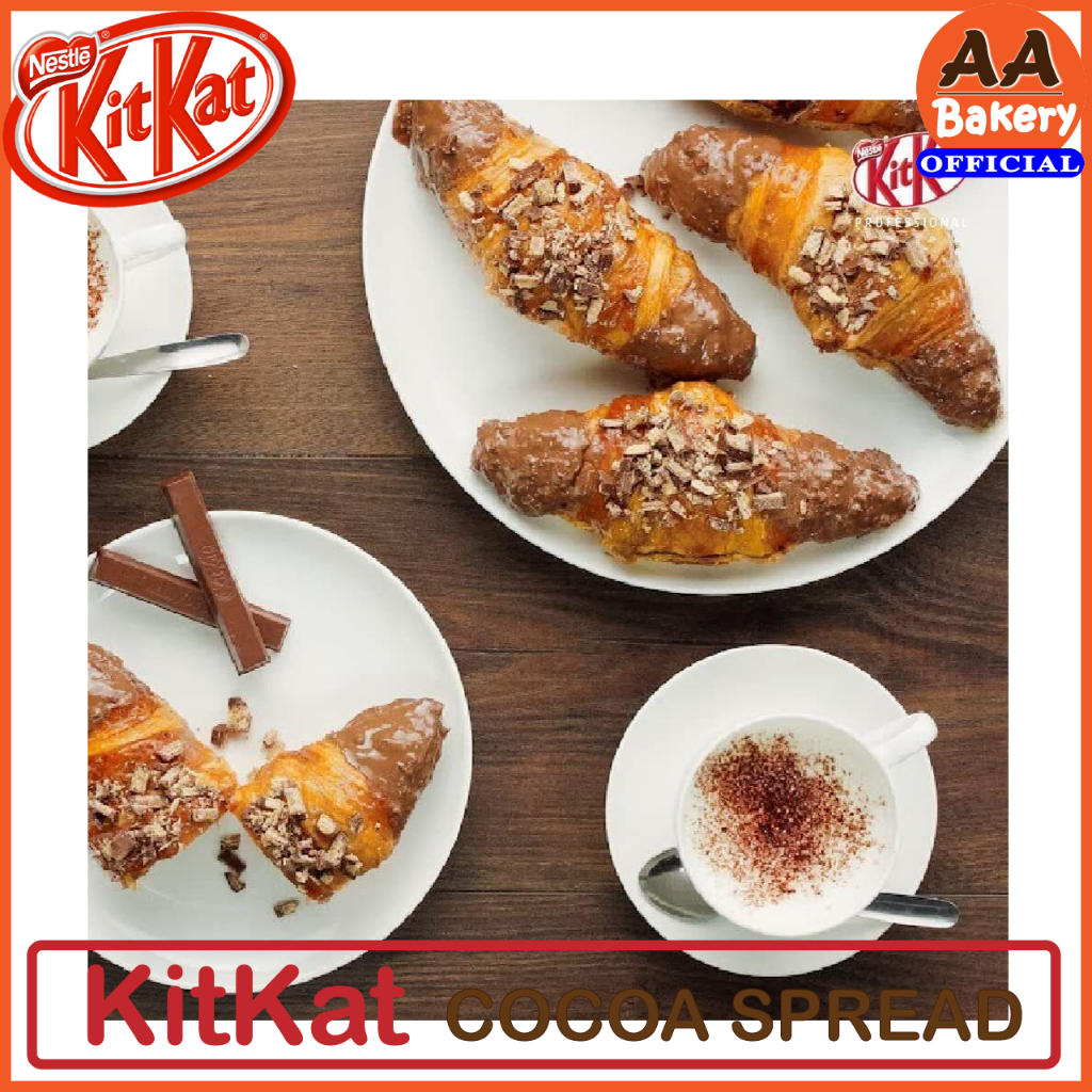 พร้อมส่ง (exp1123) Kitkat Spread 3kg คิทแคทสเปรด ผสมเวเฟอร์ กรุบกรอบ ถัง 3กก. Kitkat Cocoa ...