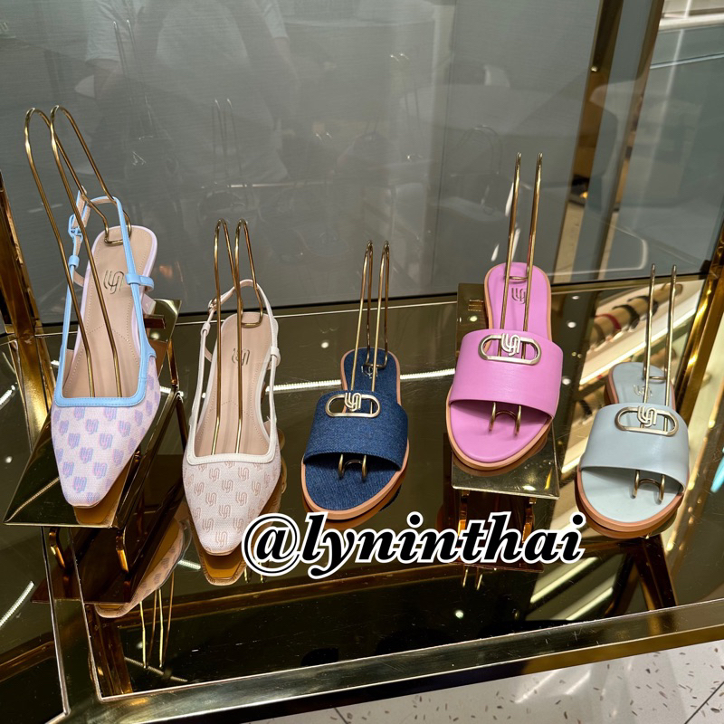 Lyn Shoes รองเท้าแตะ มีสายรัดข้อ มีส้น - lyn_in_thai_1 - ThaiPick