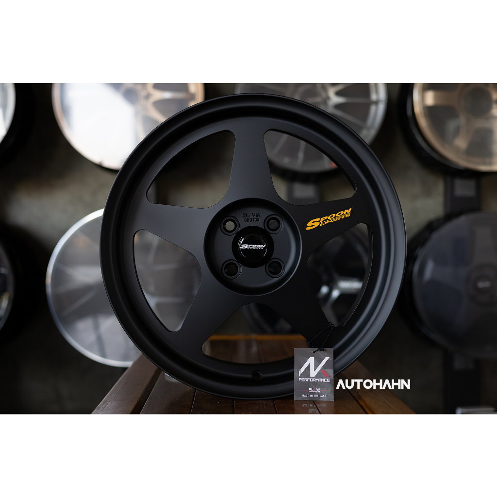 ล้อ NK performance ขอบ 17 รีดเบา Flow Forming ลาย Spoon 388 พร้อมฝา ...