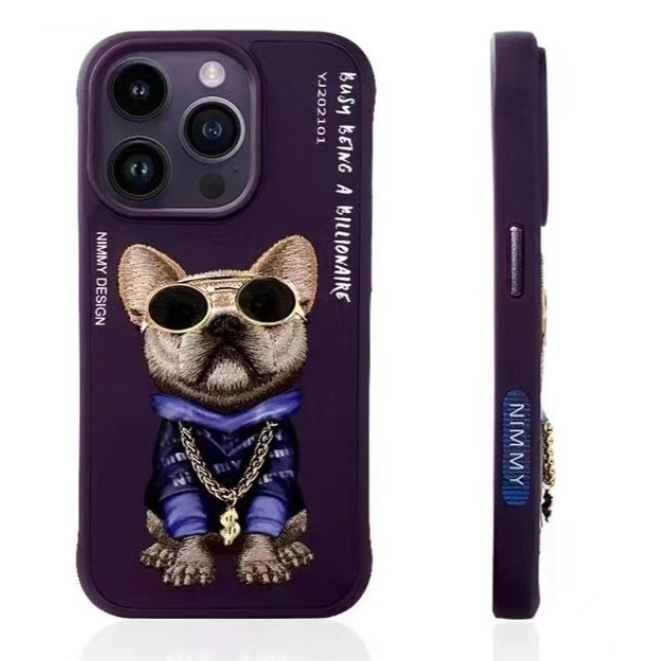 NIMMY 360 Protection เคสปักลาย 3D case for iPhone 14 14Max 14 Pro14 ...