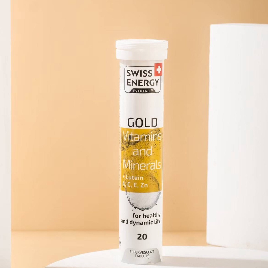 สินค้าขายดี Swiss Energy Gold Multivitamin วิตามินเม็ดฟู่ และแร่ธาตุที่ ...