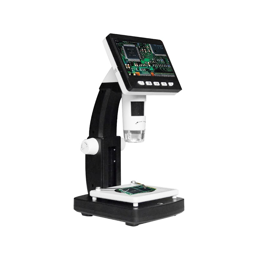 พร้อมส่ง กล้องจุลทรรศน์ 4.3 LCD ดิจิตอล 306 Desktop Microscope 1080P ...