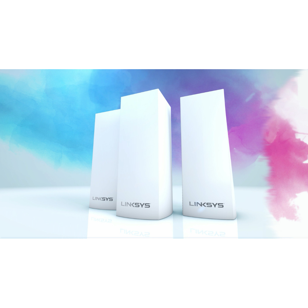 Linksys รุ่น Velop Intelligent Mesh WiFi System Tri-Band ความเร็ว AC6600 (แพ็ค 3) WHW0303-AH ...