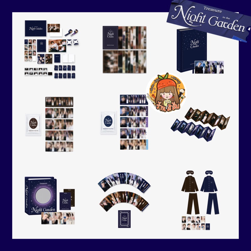 PRE TREASURE in the NIGHT GARDEN OFFICIAL MERCH MD - seesom_kpop - ThaiPick