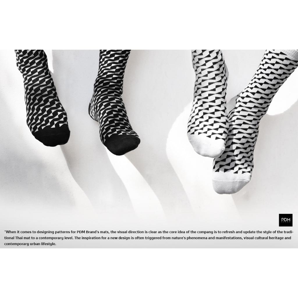 PDM ถุงเท้า POP SOCKS ลาย Stride สำหรับผู้ชายสำหรับผู้หญิง ( 1แพ๊ค2 คู่ ...