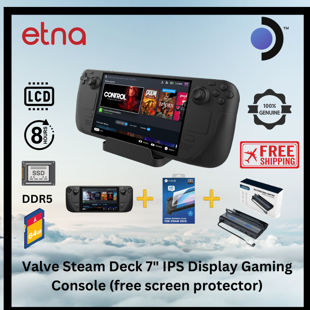 Steam Deck Console (USA Version) (64GB/256GB/512GB) | Shopee Thailand