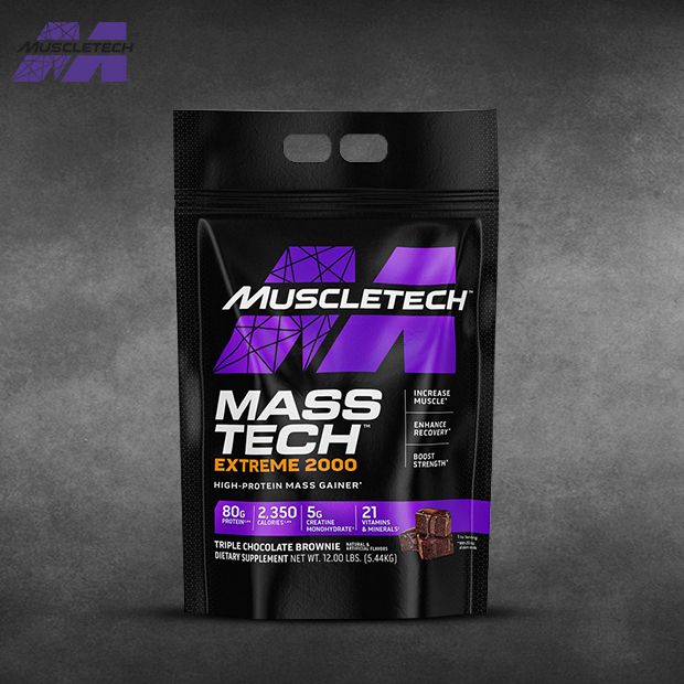 Muscletech - Mass Tech Extreme 2000 5.44kg / 12lbs | Shopee Thailand