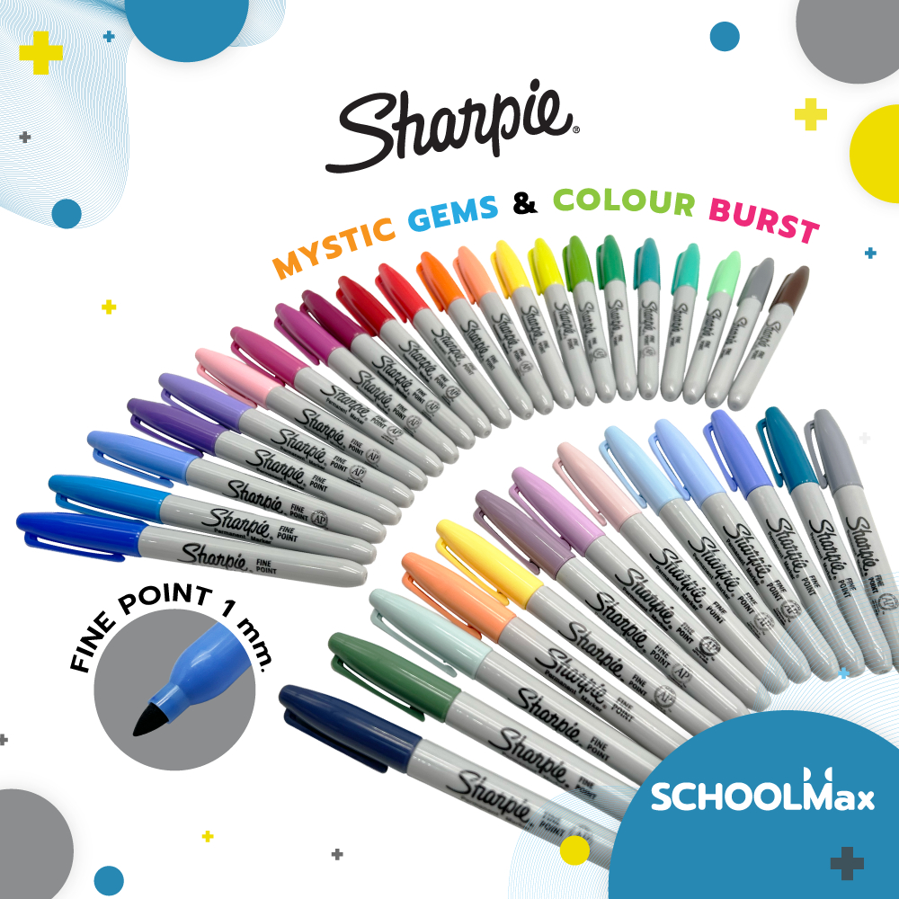 Sharpie permanent marker ปากกาชาร์ปี้ Fine marker ด้าม - schoolmax ...