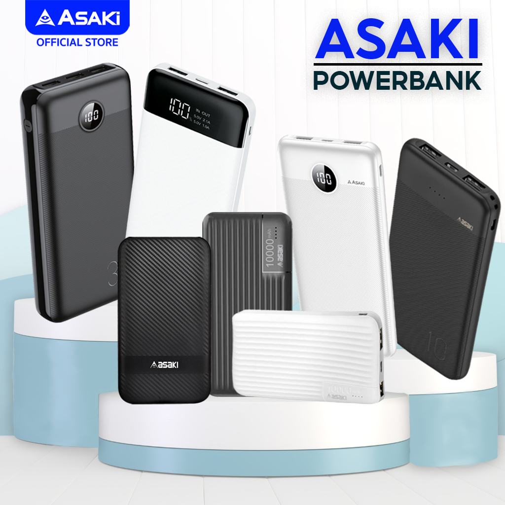Asaki รวม Powerbank แบตสำรอง สินค้าขายดี แบตแท้ - รับประกัน 1 ปี - asaki_official_shop - ThaiPick