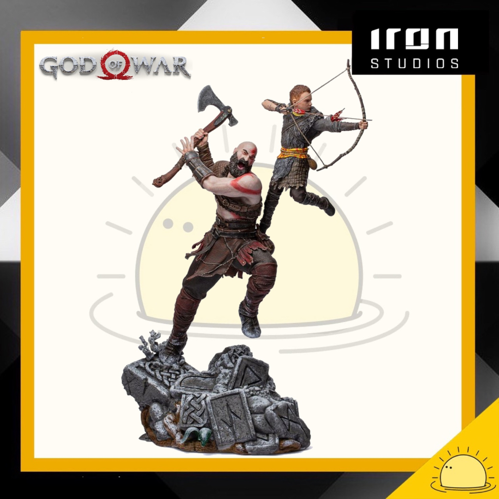 Iron Studios Statue Kratos and Atreus - God of War - BDS Art Scale 110 ...