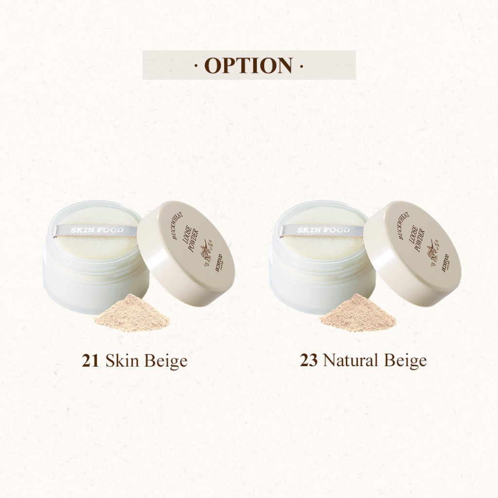 SKINFOOD Buckwheat Loose Powder n.21(Skin Beige) n.23(Natural Beige ...