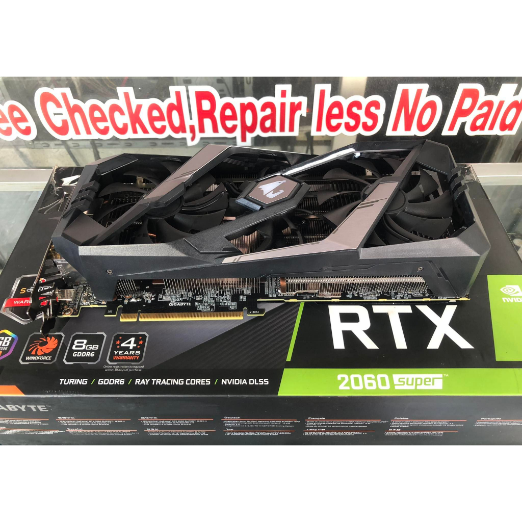 GIGABYTE AORUS RTX2060 SUPER 8GB GDDR6(20141475240112) | Shopee Thailand