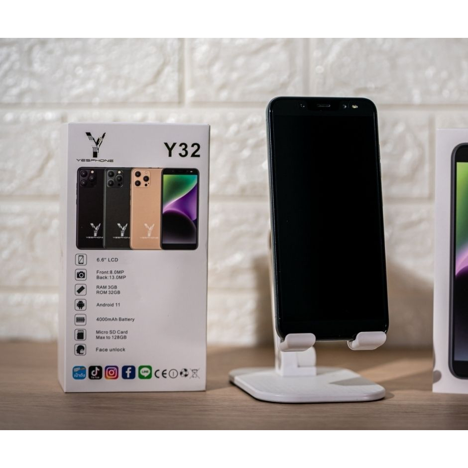 โทรศัพท์มือถือ Yesphone Y32 หน้าจอ 6.6 นิ้ว Ram 3GBRom 32GB รับประกัน ...
