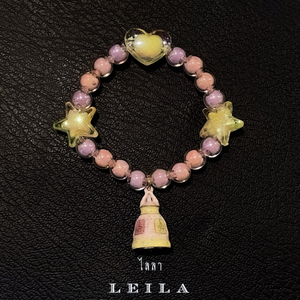 Leila Amulets ระฆังพลังบวก Baby Leila Collection (พร้อมกำไลสวยงามตามรูป ...