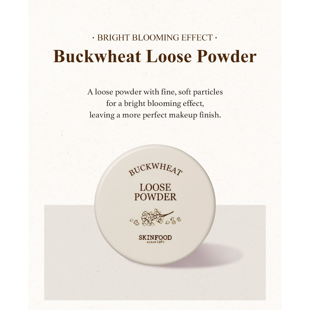 SKINFOOD Buckwheat Loose Powder n.21(Skin Beige) n.23(Natural Beige ...