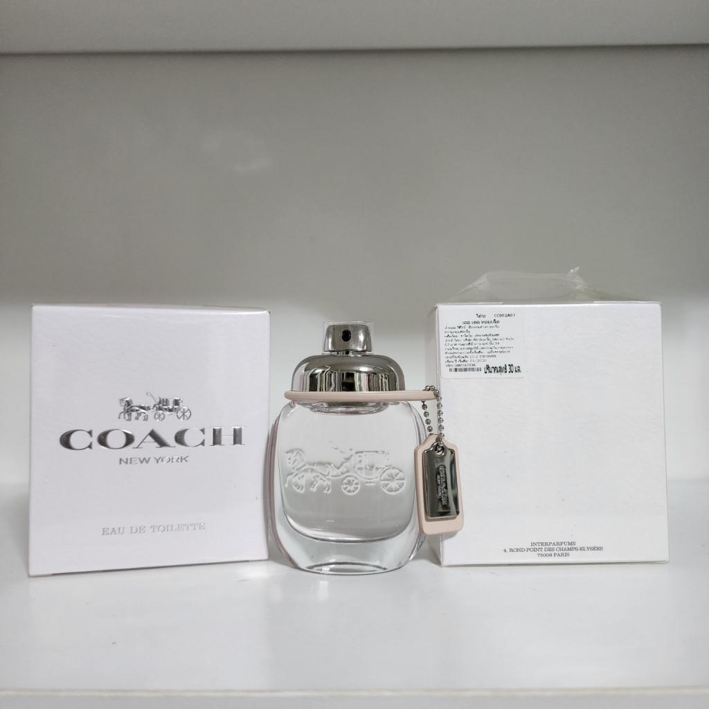 น้ำหอมแท้ Coach New York Coach The New Fragrance EDT 30ml กล่องซีลป้ายไทย แกะซีลถ่ายรูป ...