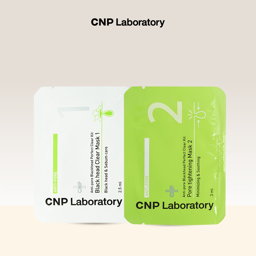 CNP Laboratory ANTI-PORE BLACK HEAD CLEAR KIT แผ่นมาส์กขจัดสิ้วเสี้ยน ...