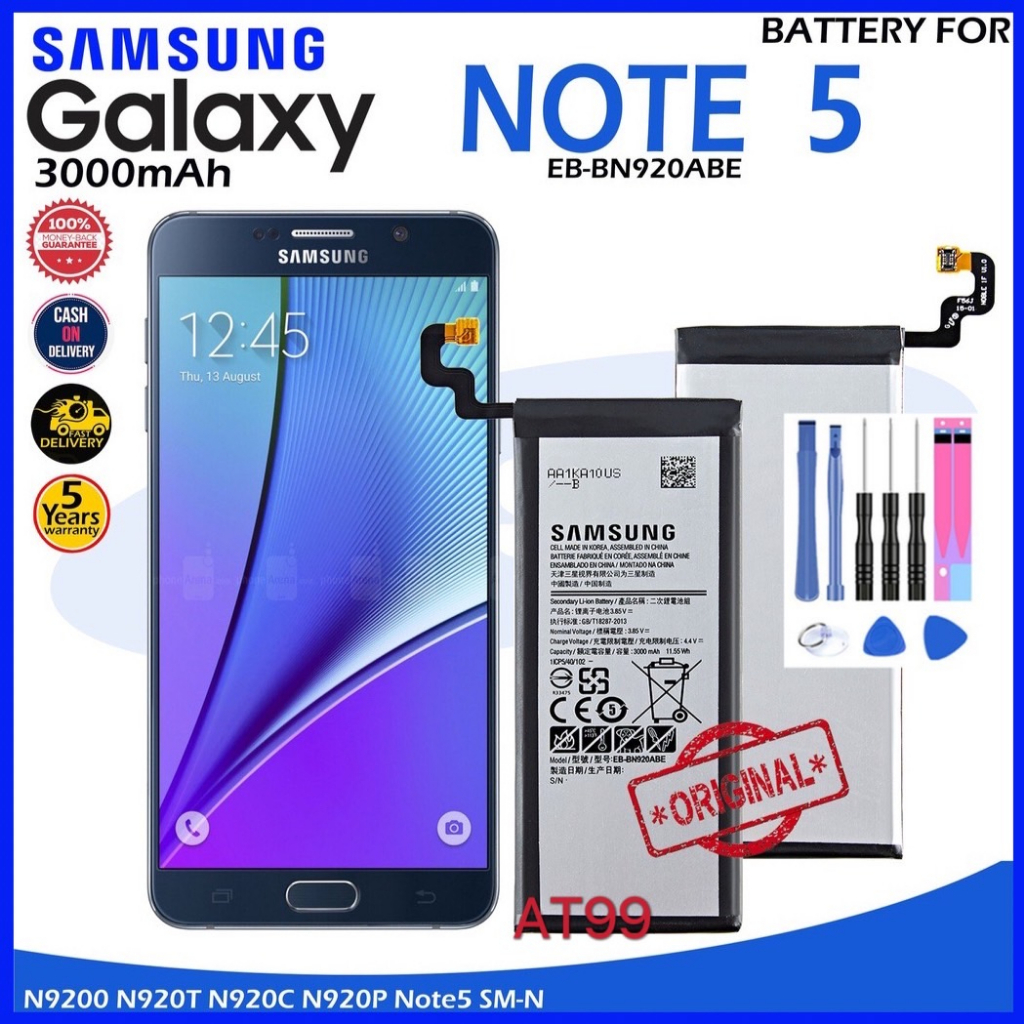 แบต Samsung Galaxy Note 5แท้ ถูกที่สุด พร้อมโปรโมชั่น พ.ย. 2025 | BigGoเช็คราคาง่ายๆ