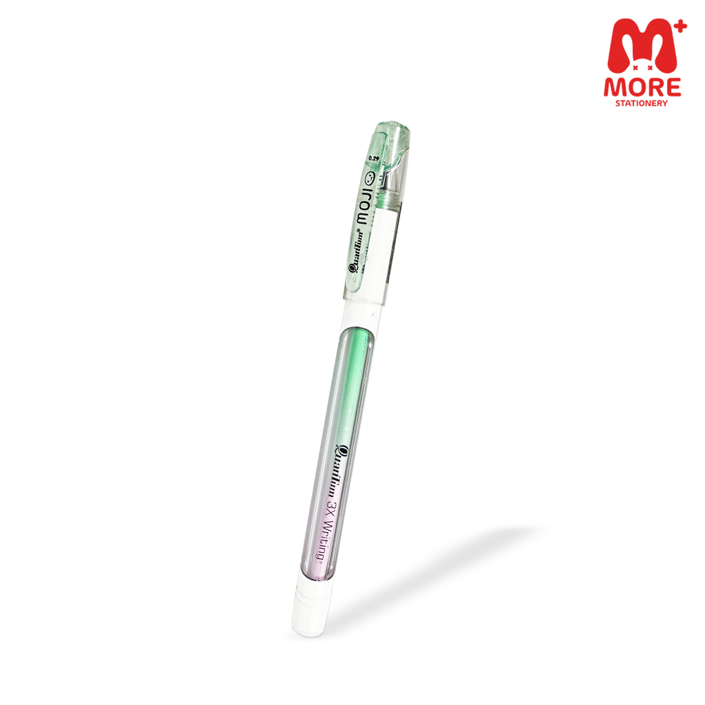 Quantum (ควอนตัม) ปากกาลูกลื่น หมึกน้ำเงิน ขนาด 0.29 mm. รุ่น Moji โมจิ - more.stationery - ThaiPick
