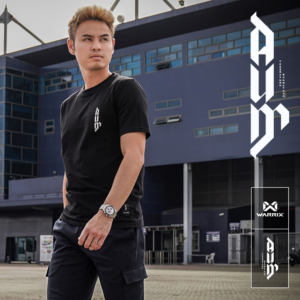 WARRIX เสื้อยืดคอกลม แขนสั้น อุ้ม ธีราทร (WA-224CAAAUM1) - warrix ...