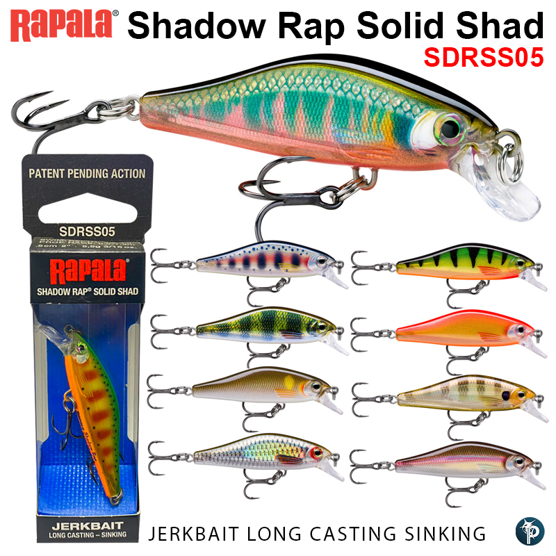 เหยื่อปลอม Rapala Shadow Rap Solid Shad รหัส SDRSS05 | Shopee Thailand