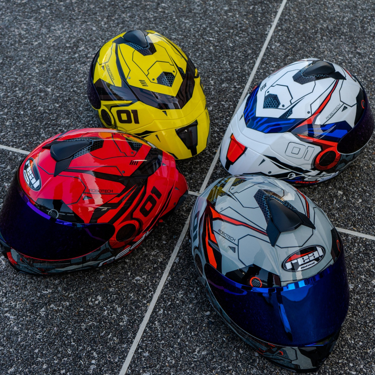 หมวกกันน็อค REAL FALCON ROBOTECH ลายใหม่ล่าสุด 2023 - auto2speed - ThaiPick