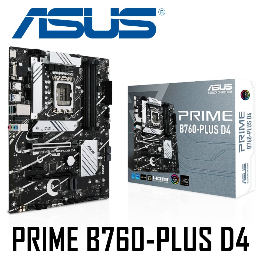 MAINBOARD (เมนบอร์ด) ASUS PRIME B760-PLUS D4 (DDR4) (SOCKET LGA 1700 ...